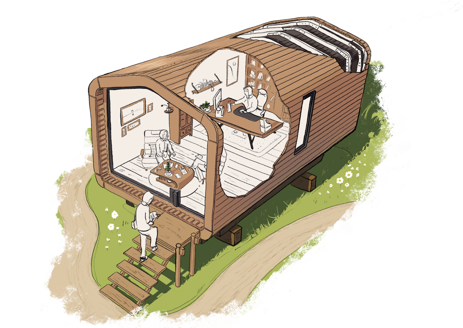 Un espace de travail - Mô Dulo Home